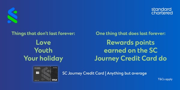 How to Use the Standard Chartered Journey Credit Card to Get a Free ...