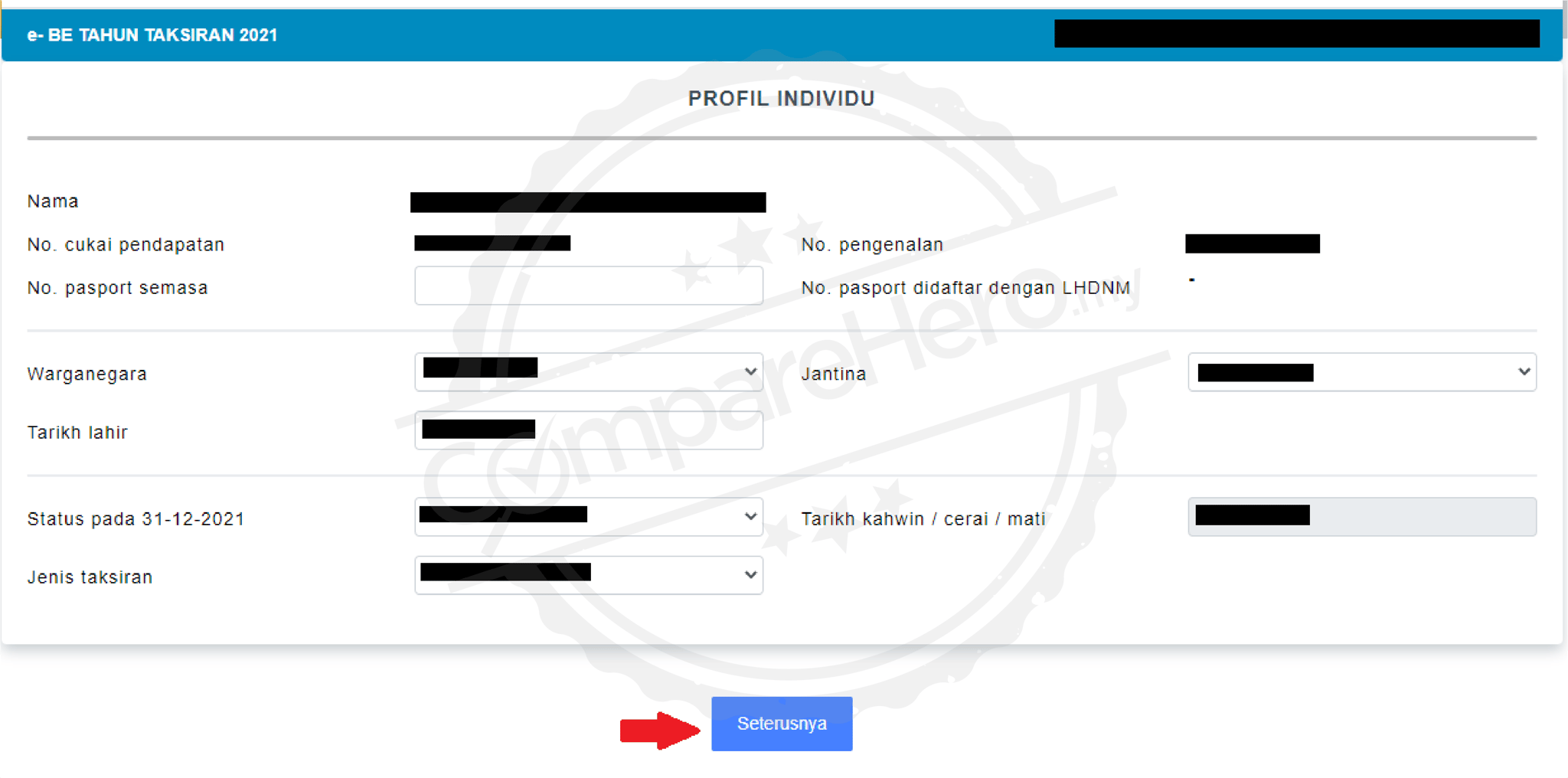 Panduan Memfailkan Cukai Pendapatan Individu (LHDN 2021)