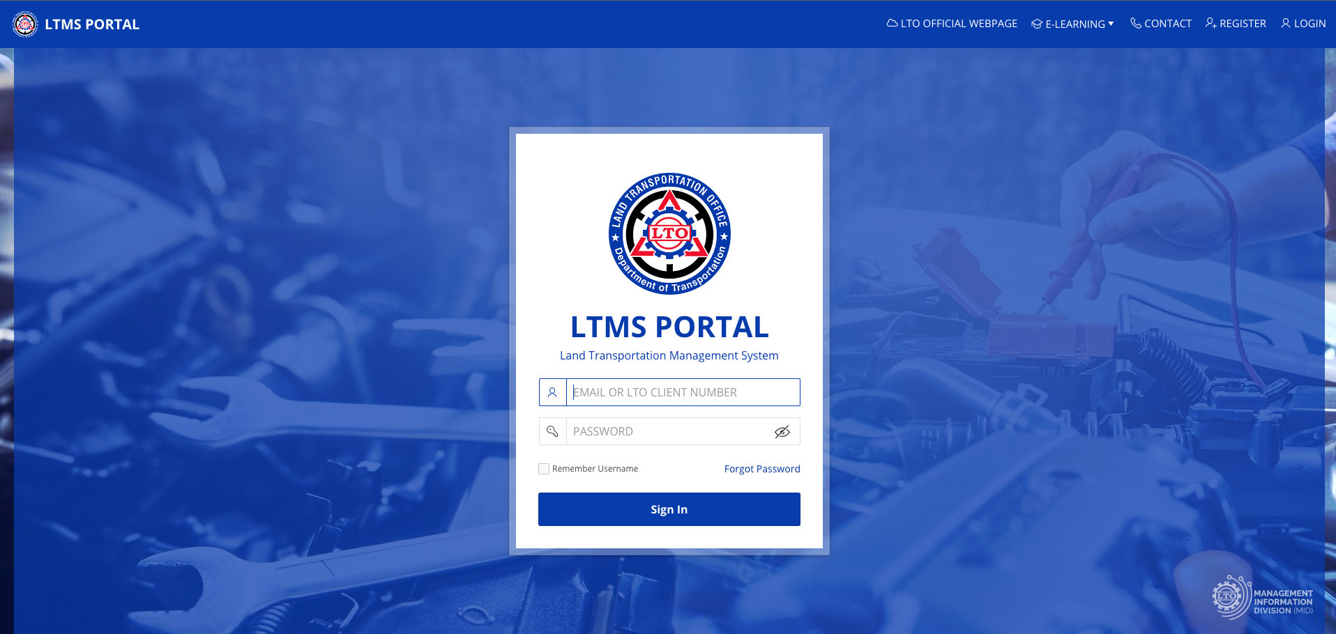 LTO Online Guide: How to Use the LTO Portal