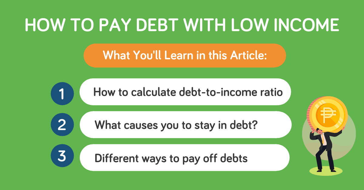 6 Ways on How to Get Out of Debt on a Low Income