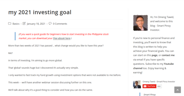 Financial Bloggers in the Philippines to Follow in 2021