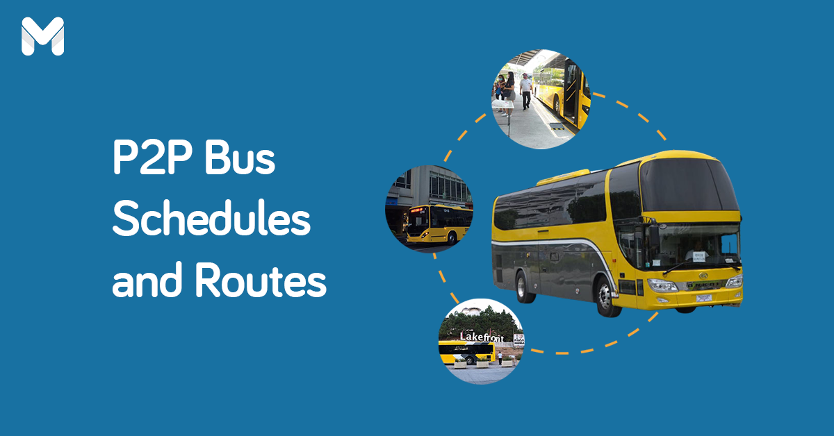 P2P Schedules from Provinces to Metro Manila and Back