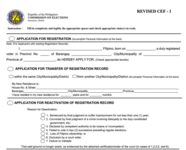 COMELEC Registration in 2024: Requirements and Steps