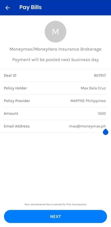 Pay Your Moneymax Car Insurance Through GCash