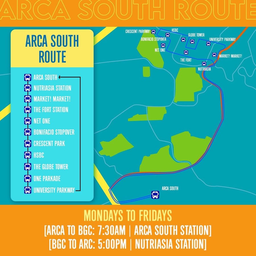 BGC Bus Route and Schedule Guide for Commuters