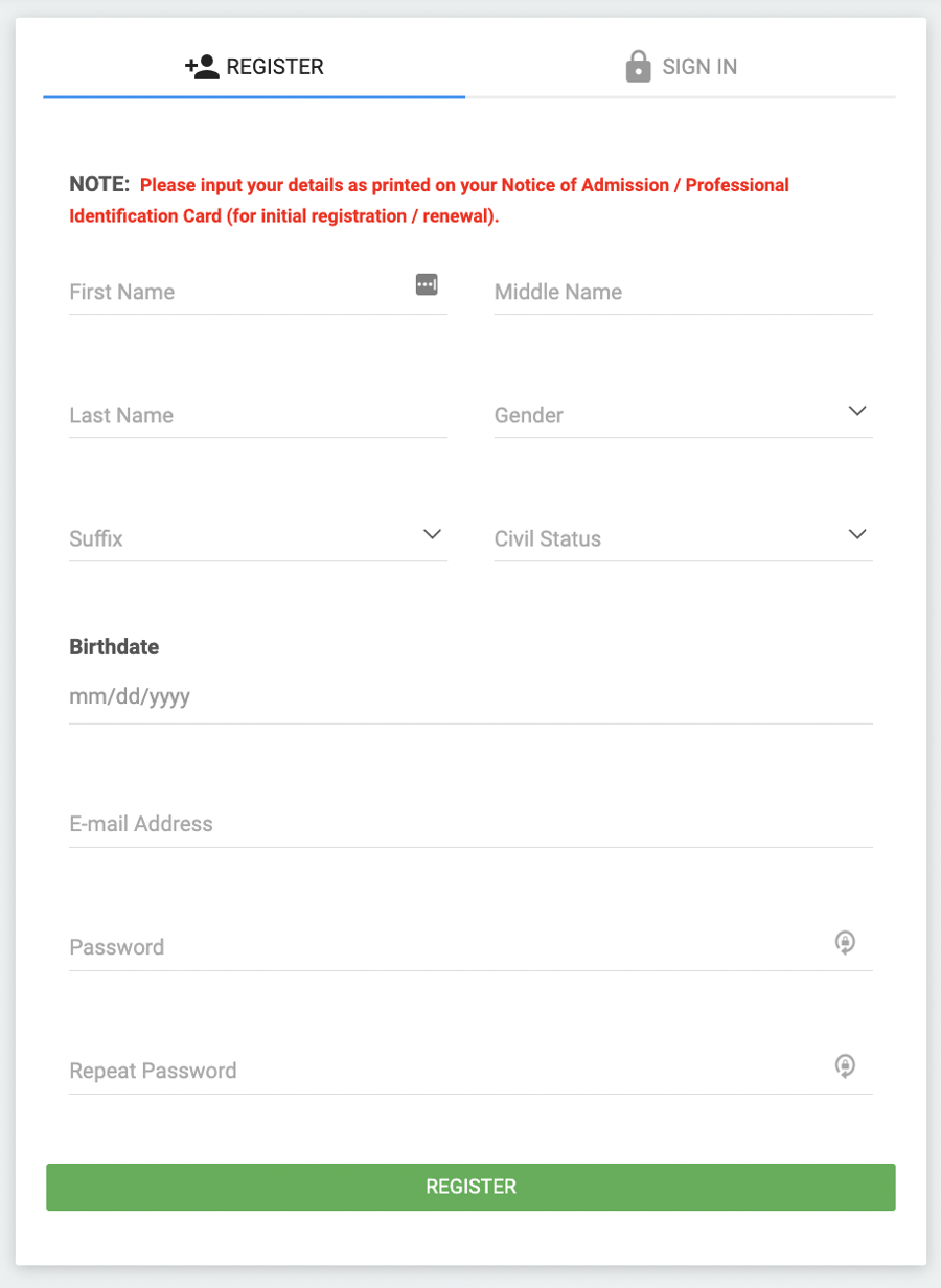 PRC Online Registration, Appointment, and Renewal Guide