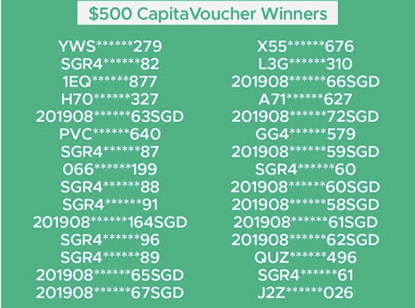 SingSaver’s Contest, Giveaway & Campaign Winners