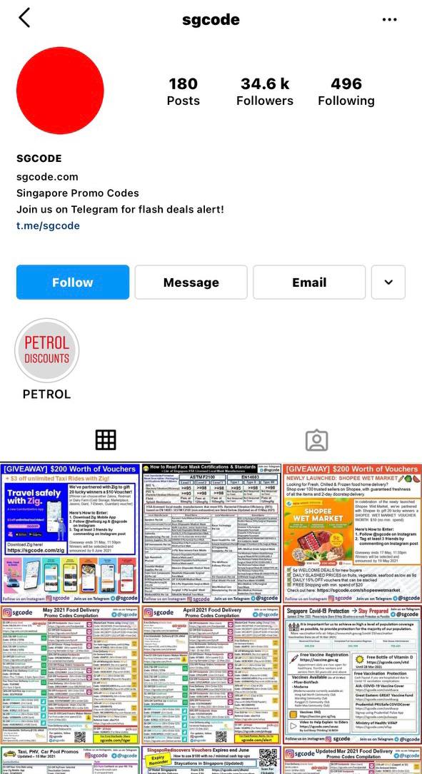 Instagram accounts to follow for the best discounts and deals (2021)