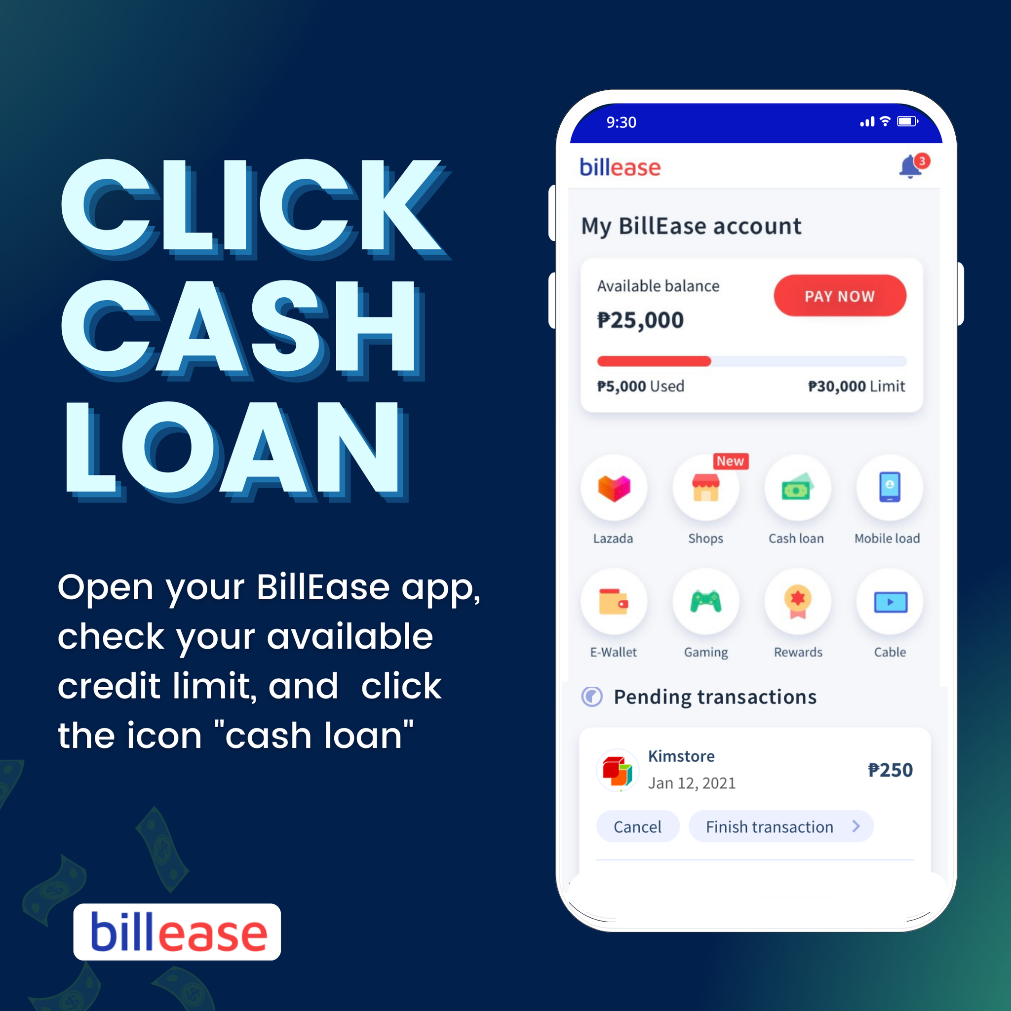 BillEase Loan: How to Buy Now, Pay Later and Get Cash Online