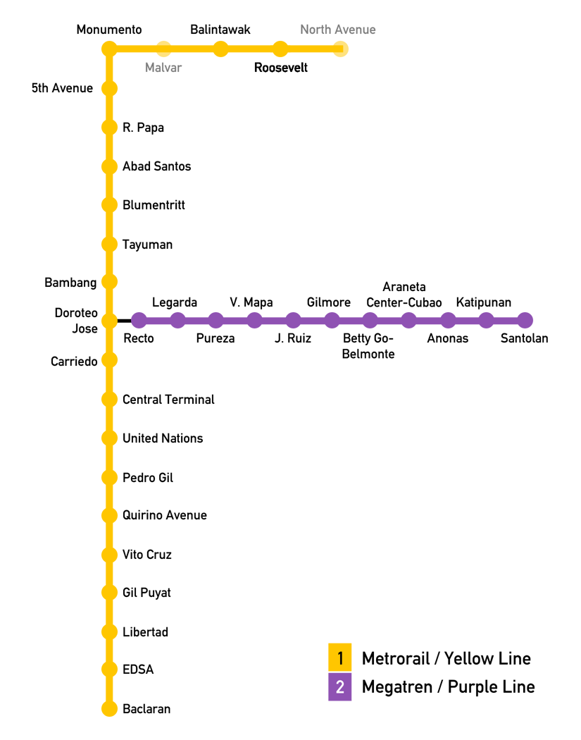 LRT-1 Stations List in Order (Plus Fares and Operating Hours)