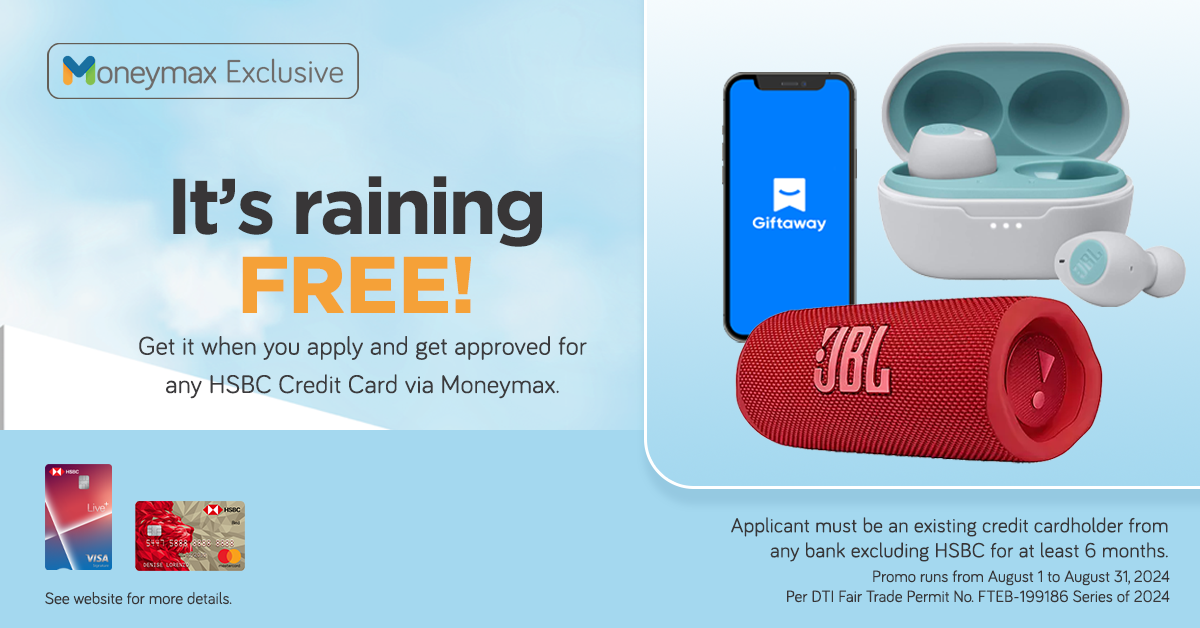 Moneymax Metrobank Welcome Gift: Cash Credit, Coffee Machine, Gadget